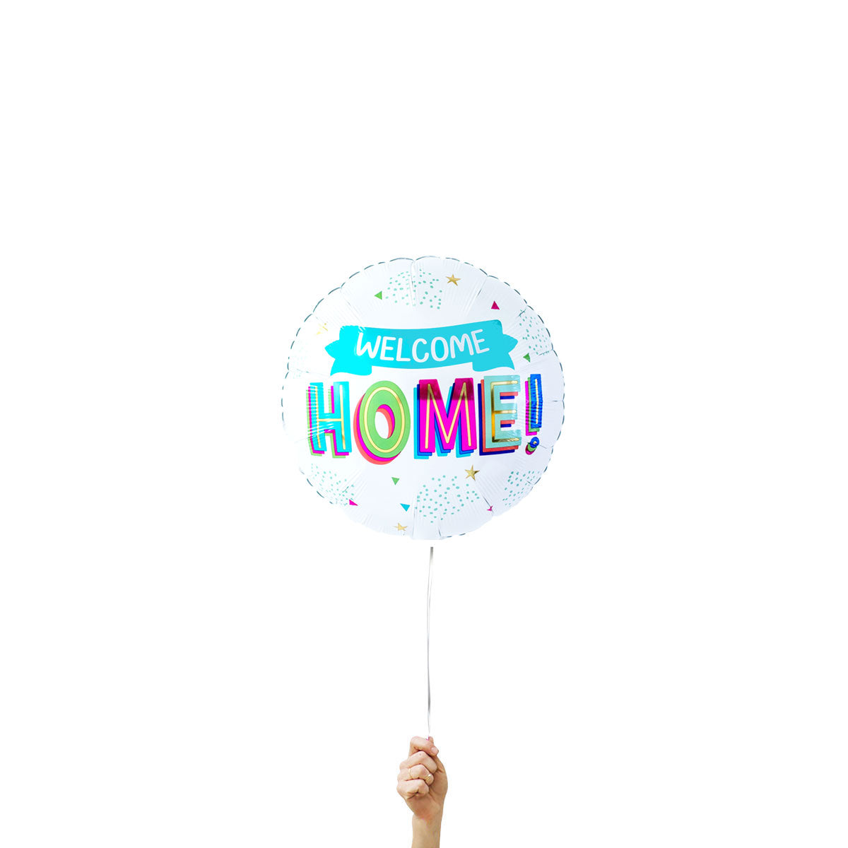 18" Welcome Home Balloon | Luft Balloon | Solid Color Balloons Chicago