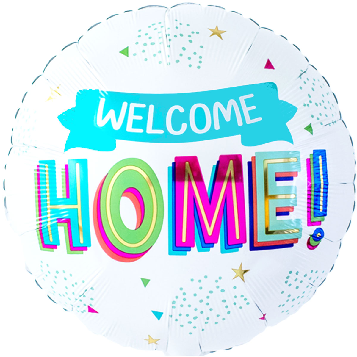 18" Welcome Home Balloon | Luft Balloon | Solid Color Balloons Chicago