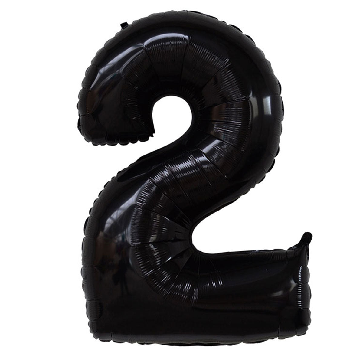 Air-Filled 40" Black Number Two Balloon | Luft Balloon | Solid Color ...
