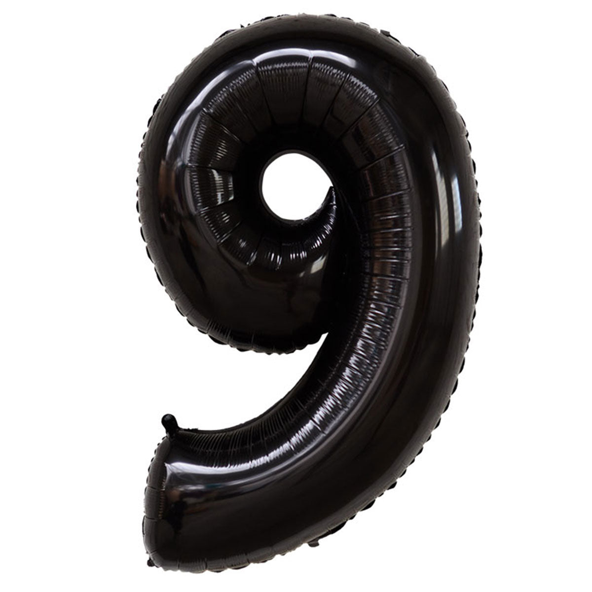 Air-Filled 40" Black Number Nine Balloon | Luft Balloon | Solid Color ...