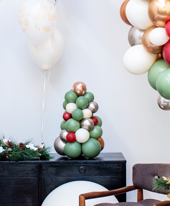 Tabletop Balloon Tree | Luft Balloon | Solid Color Balloons Chicago