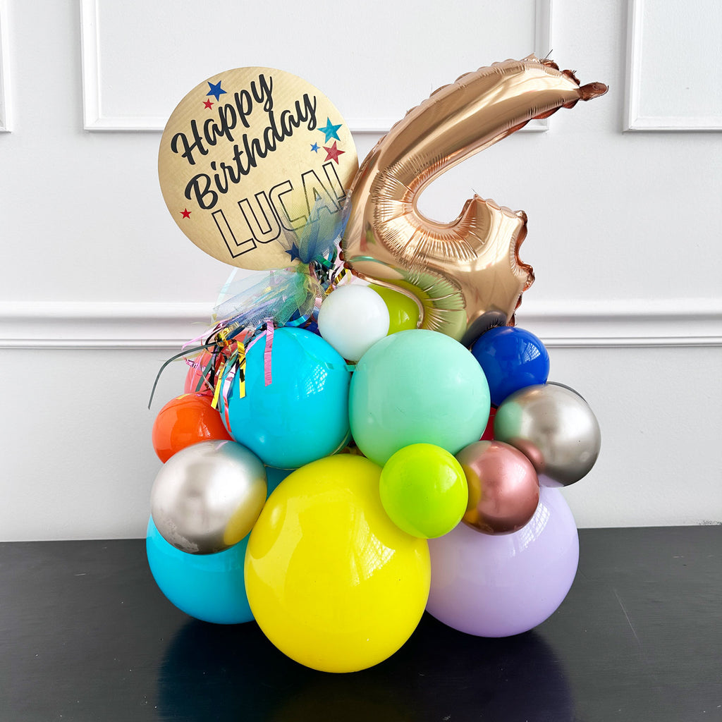 Balloon Columns | Luft Balloon | Solid Color Balloons Chicago