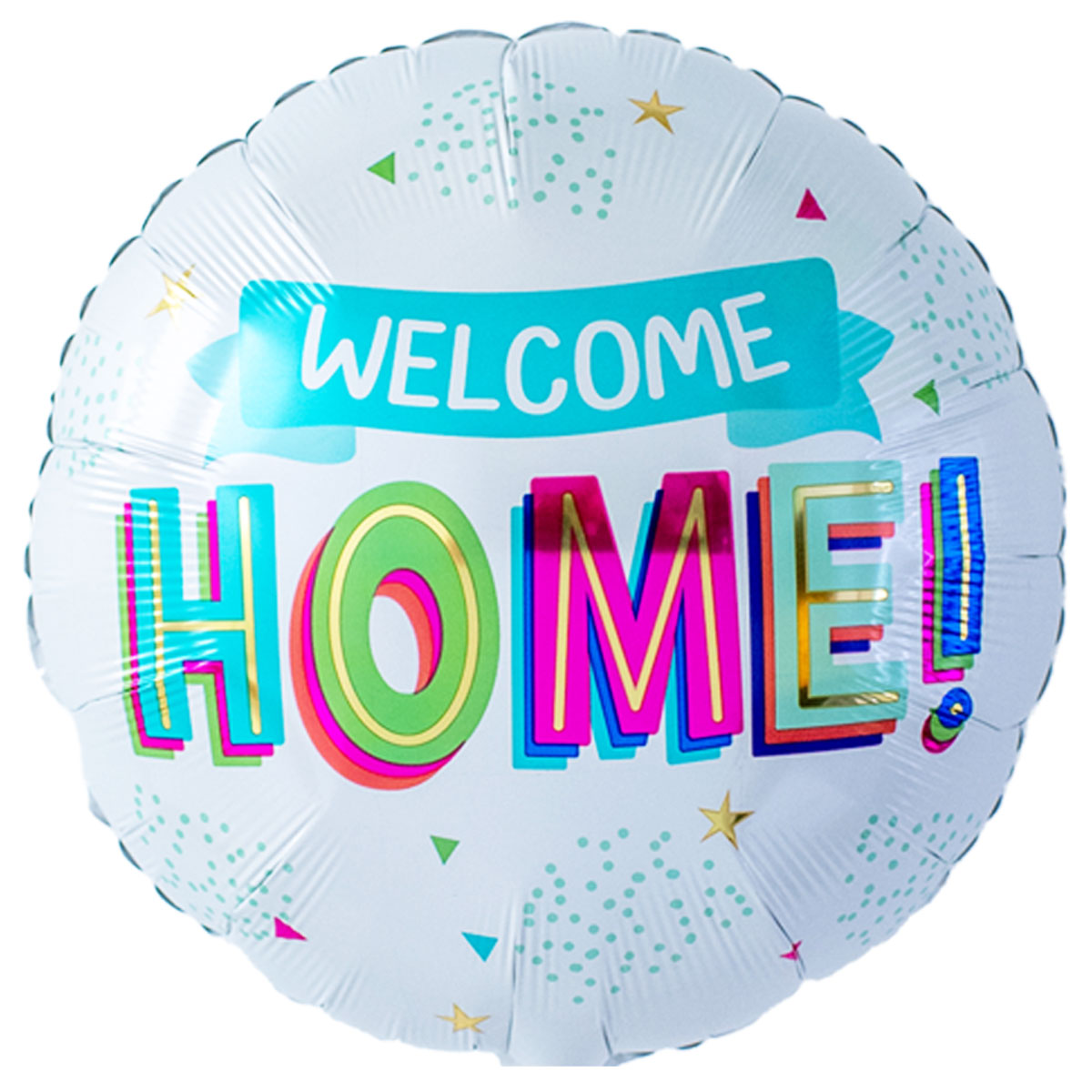 18" Welcome Home Balloon | Luft Balloon | Solid Color Balloons Chicago