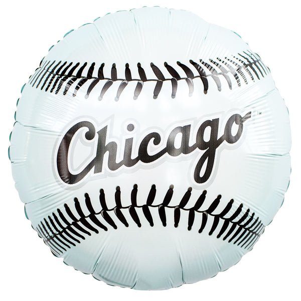 18" Sox Baseball Balloon | Luft Balloon | Solid Color Balloons Chicago