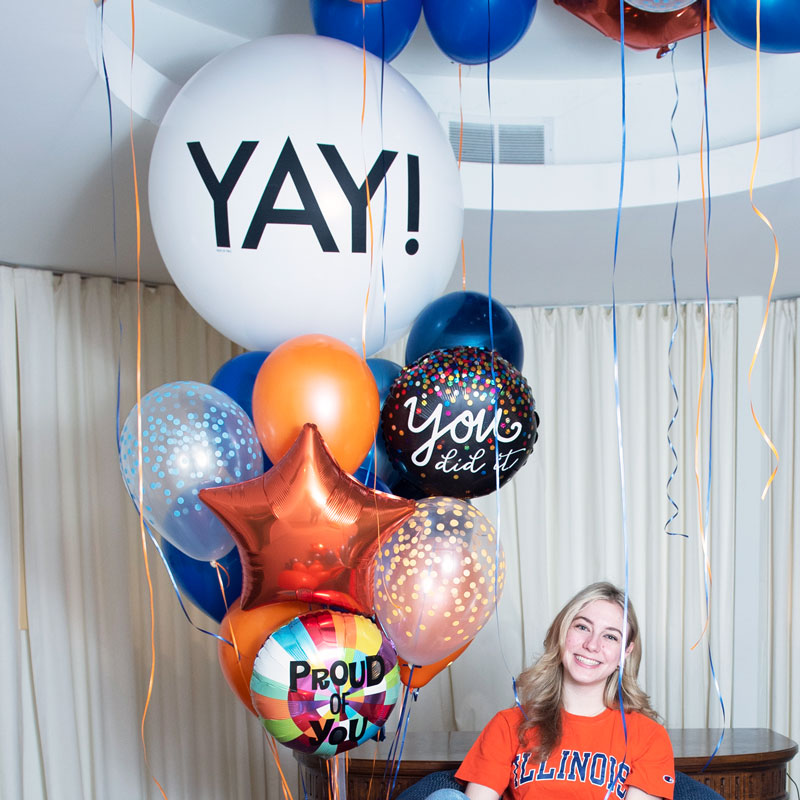 Graduation 2025 | Luft Balloon | Solid Color Balloons Chicago