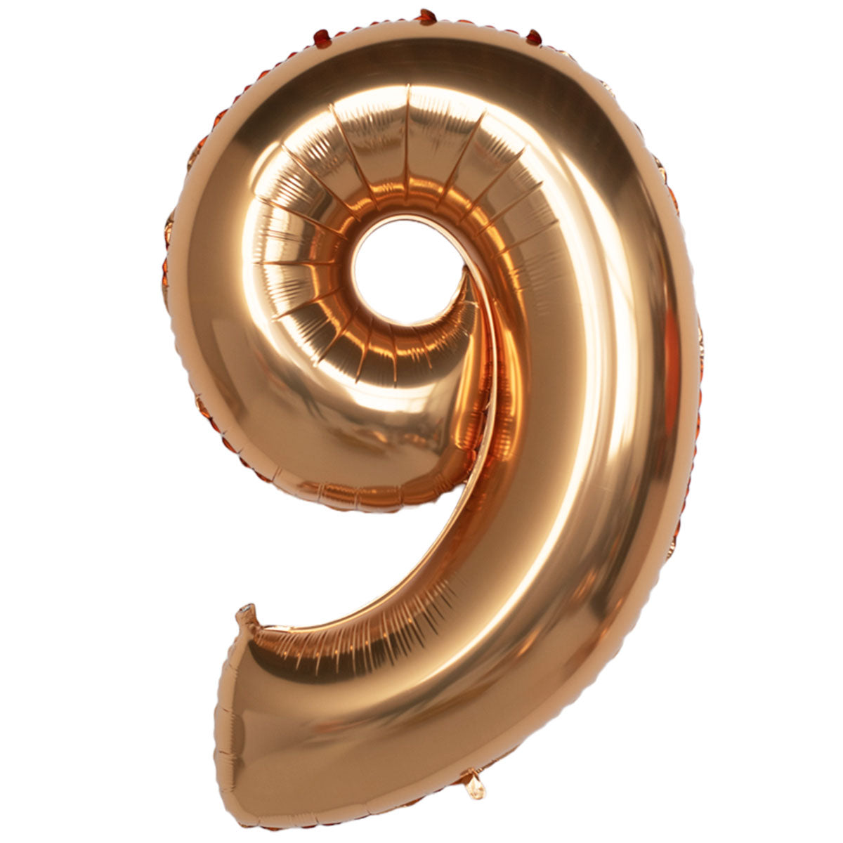 40" Rose Gold Foil Number Zero | Luft Balloon | Solid Color Balloons ...