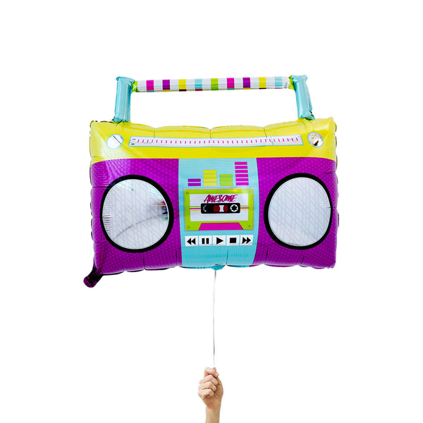 27" Boom Box Balloon | Luft Balloon | Solid Color Balloons Chicago