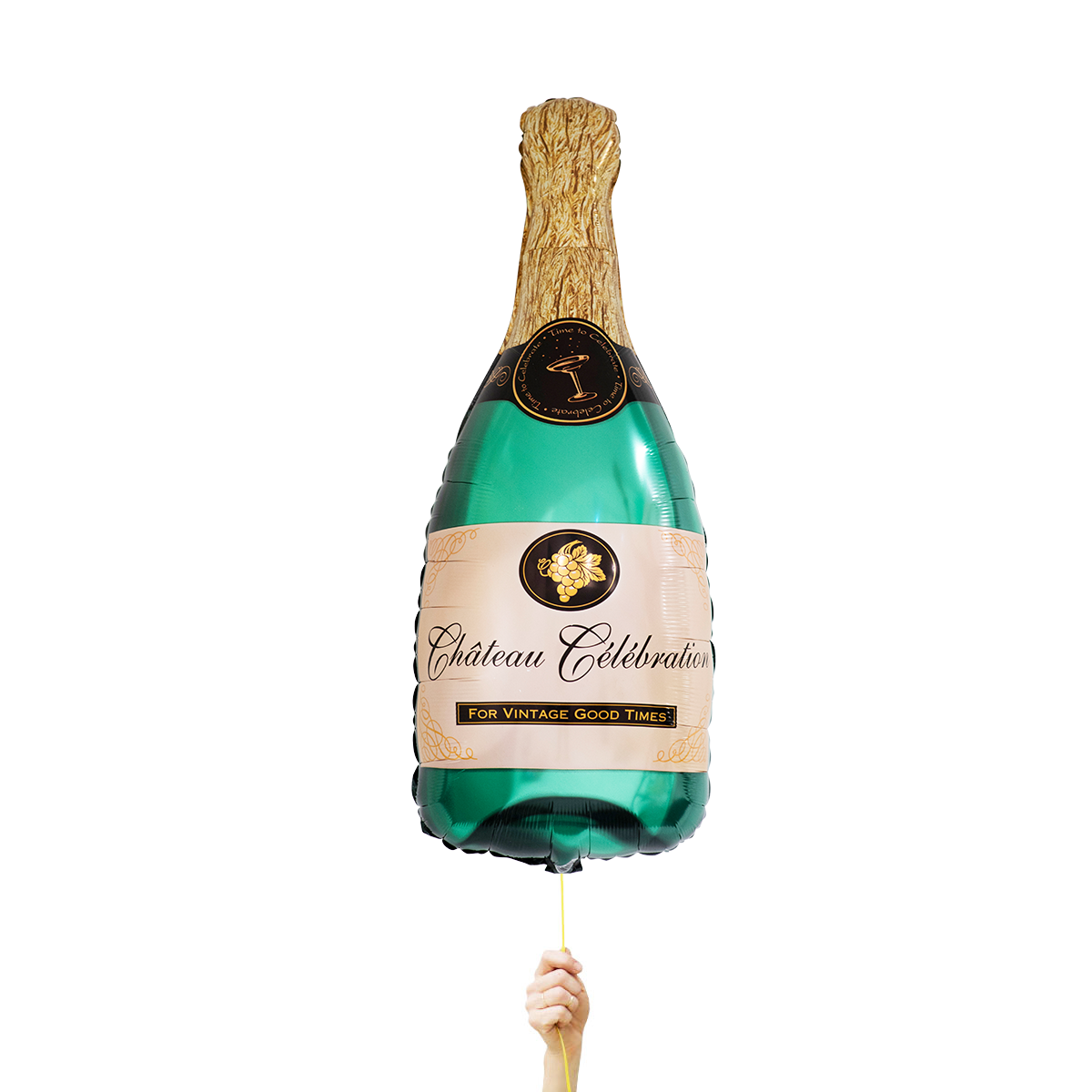 36" Green Champagne Balloon | Luft Balloon | Solid Color Balloons Chicago