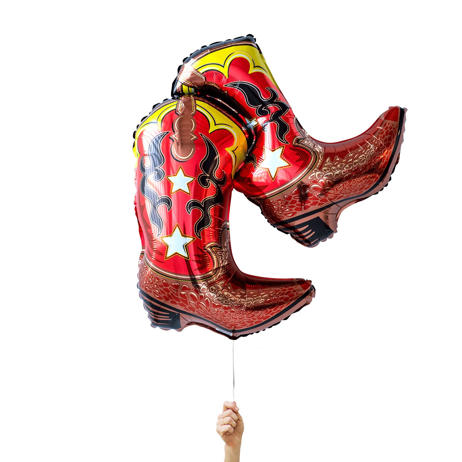 36" Cowboy Boot Balloon | Luft Balloon | Solid Color Balloons Chicago