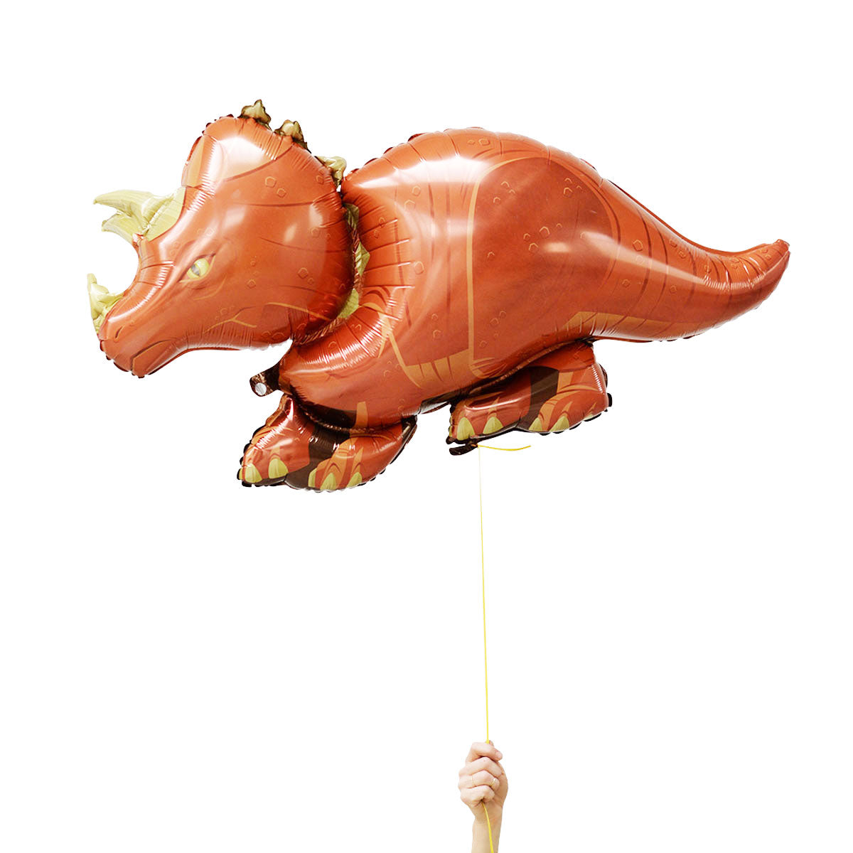 40" Triceratops Dinosaur | Luft Balloon | Solid Color Balloons Chicago