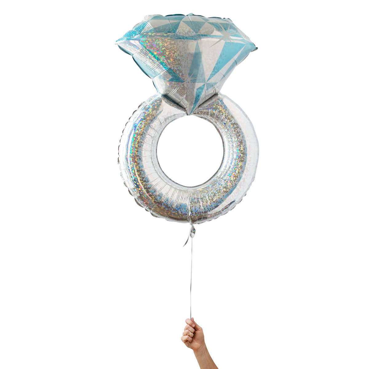 38" Engagement Ring Balloon | Luft Balloon | Solid Color Balloons Chicago