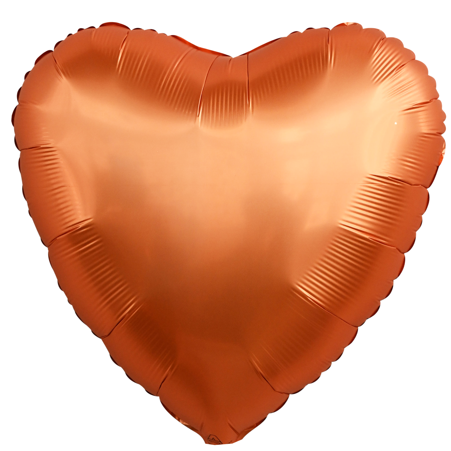 18" Burnt Orange Heart Balloon | Luft Balloon | Solid Color Balloons ...