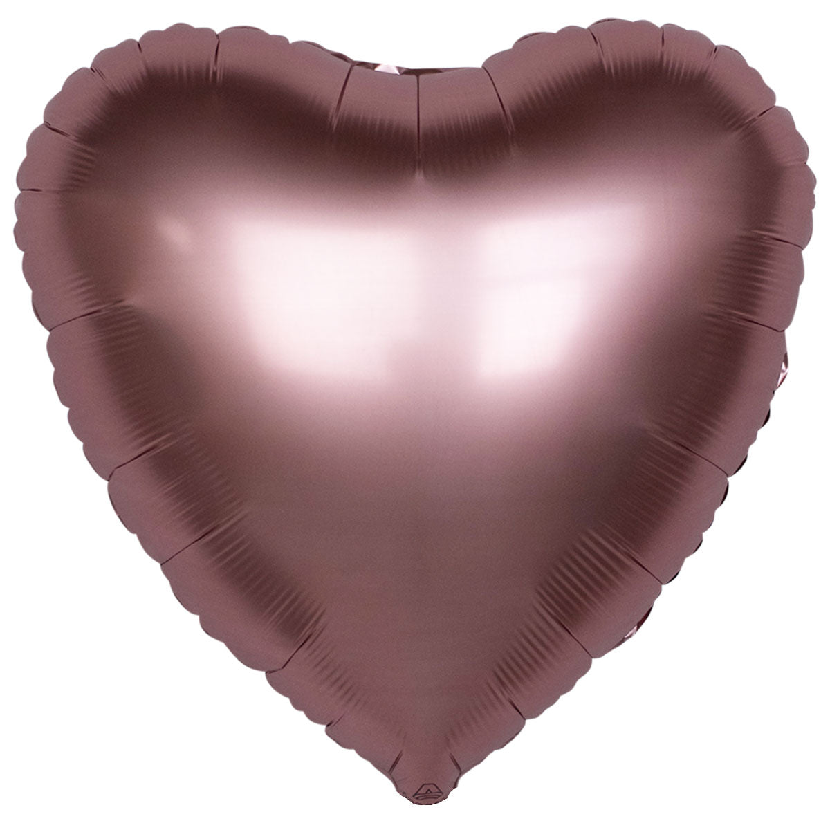 18" Satin Rose Heart Balloon | Luft Balloon | Solid Color Balloons Chicago