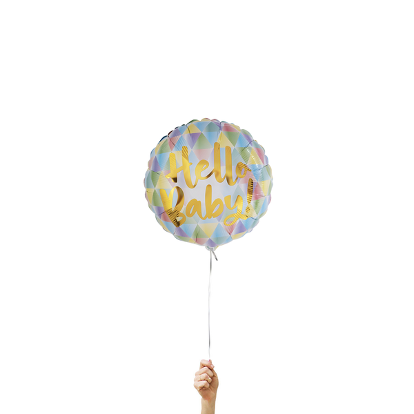 18" Hello Baby Balloon | Luft Balloon | Solid Color Balloons Chicago