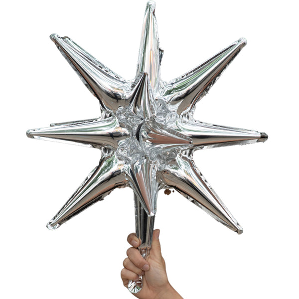 Spike - Silver | Luft Balloon | Solid Color Balloons Chicago