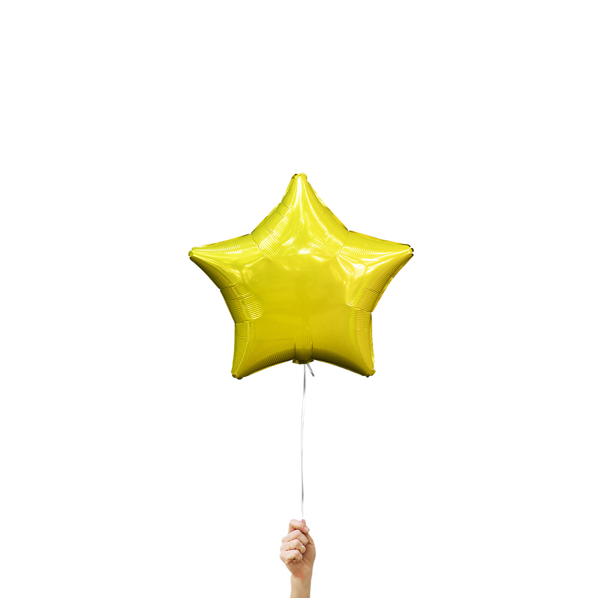 18" Yellow Star Balloon | Luft Balloon | Solid Color Balloons Chicago