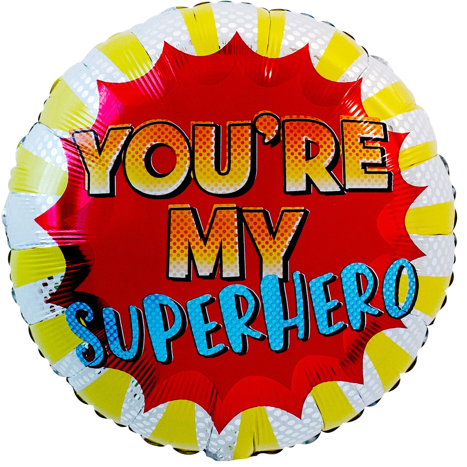 18" You're My Superhero Balloon | Luft Balloon | Solid Color Balloons ...