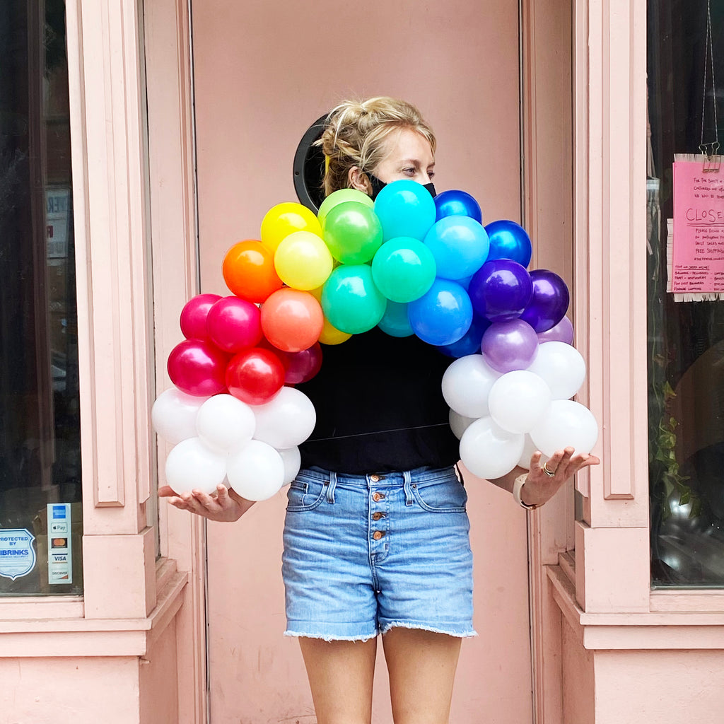 Balloon Columns | Luft Balloon | Solid Color Balloons Chicago