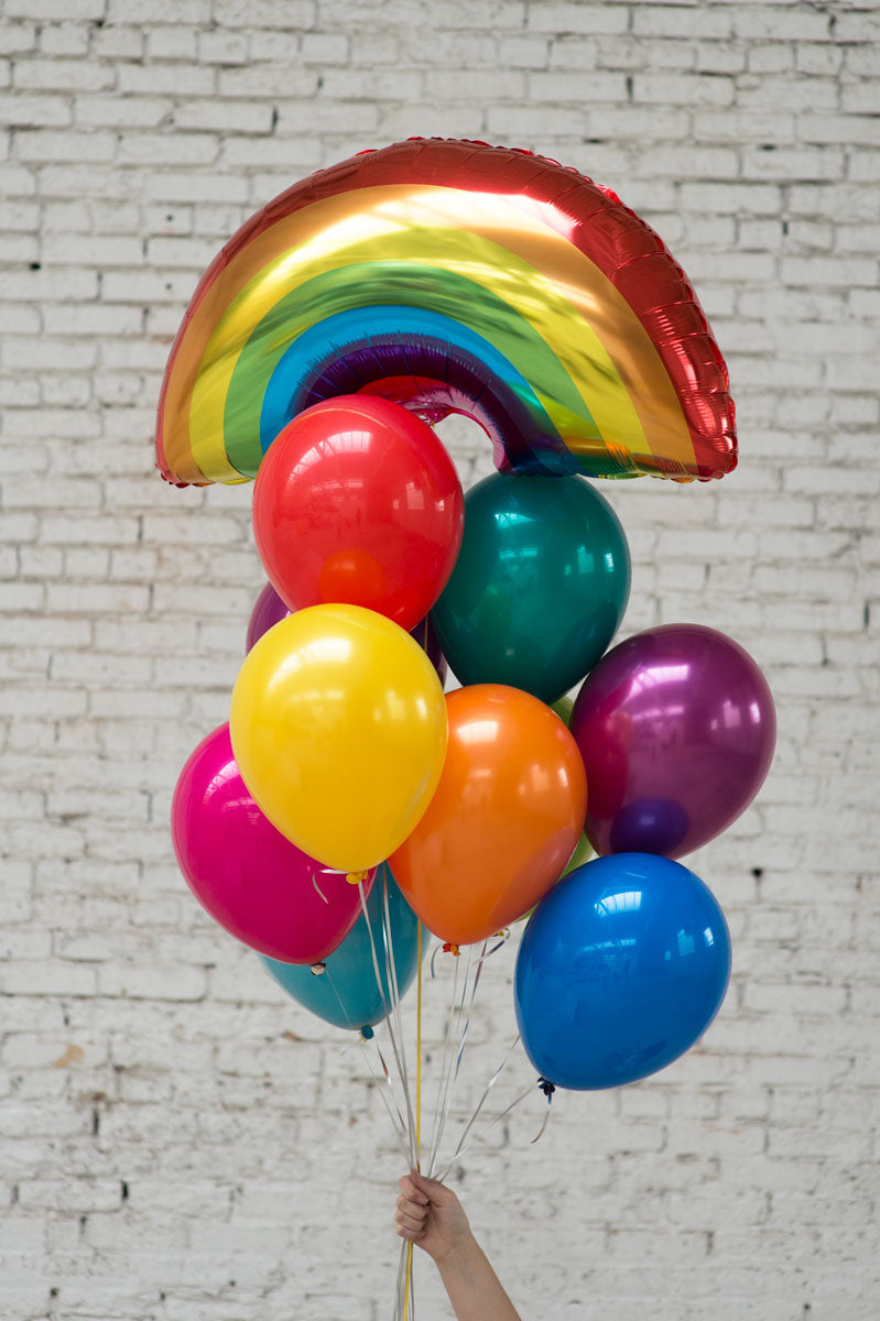 36" Rainbow | Luft Balloon | Solid Color Balloons Chicago